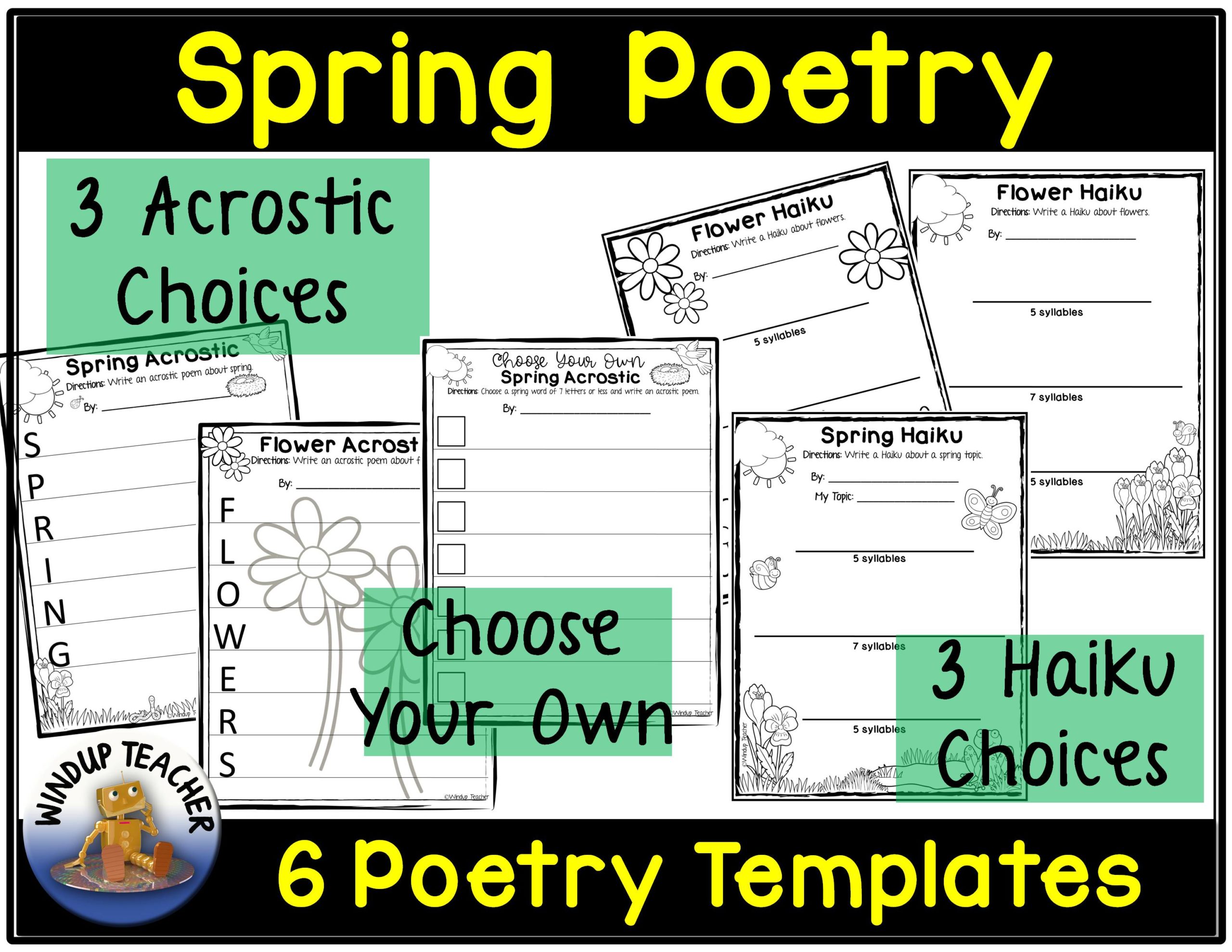 Spring Writing Activities | BUNDLE | Made By Teachers