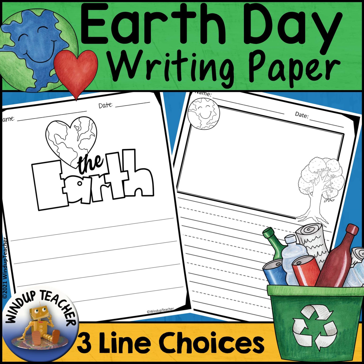 Earth Day Writing Papers - Made By Teachers