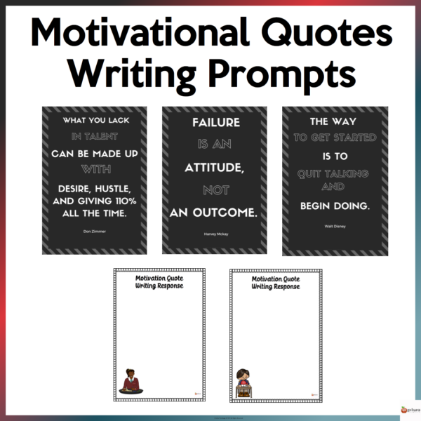 Motivational Quotes Writing Prompts | Made By Teachers