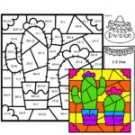 Cinco de Mayo Color by Number Division | Made By Teachers