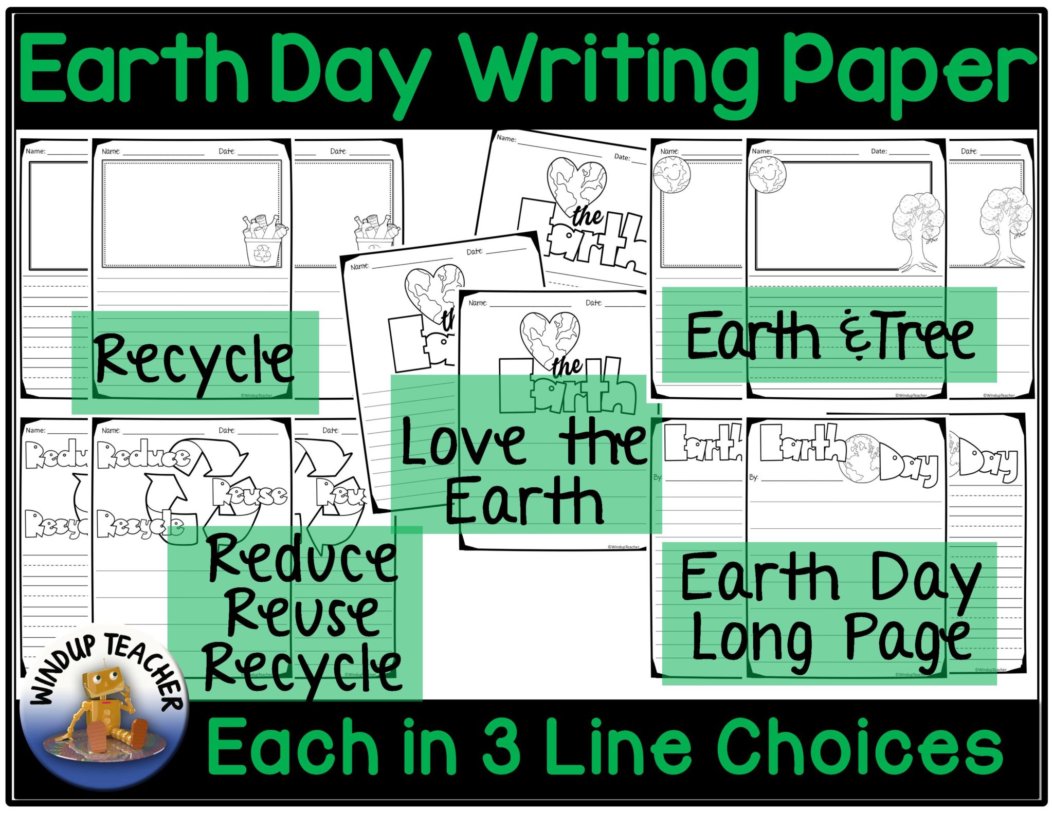 Earth Day Writing Activities BUNDLE | Made By Teachers