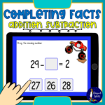Completing Addition and Subtraction Facts BOOM Car - Made By Teachers