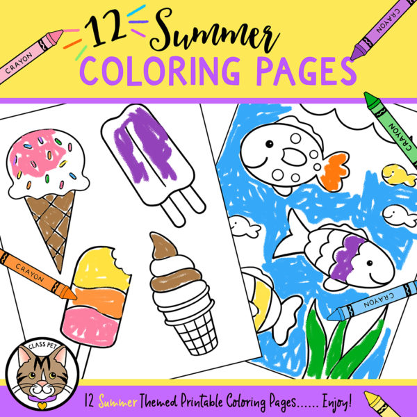 Summer Coloring Pages - Made By Teachers