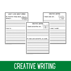 SPRING WORKSHEET BUNDLE - Made By Teachers