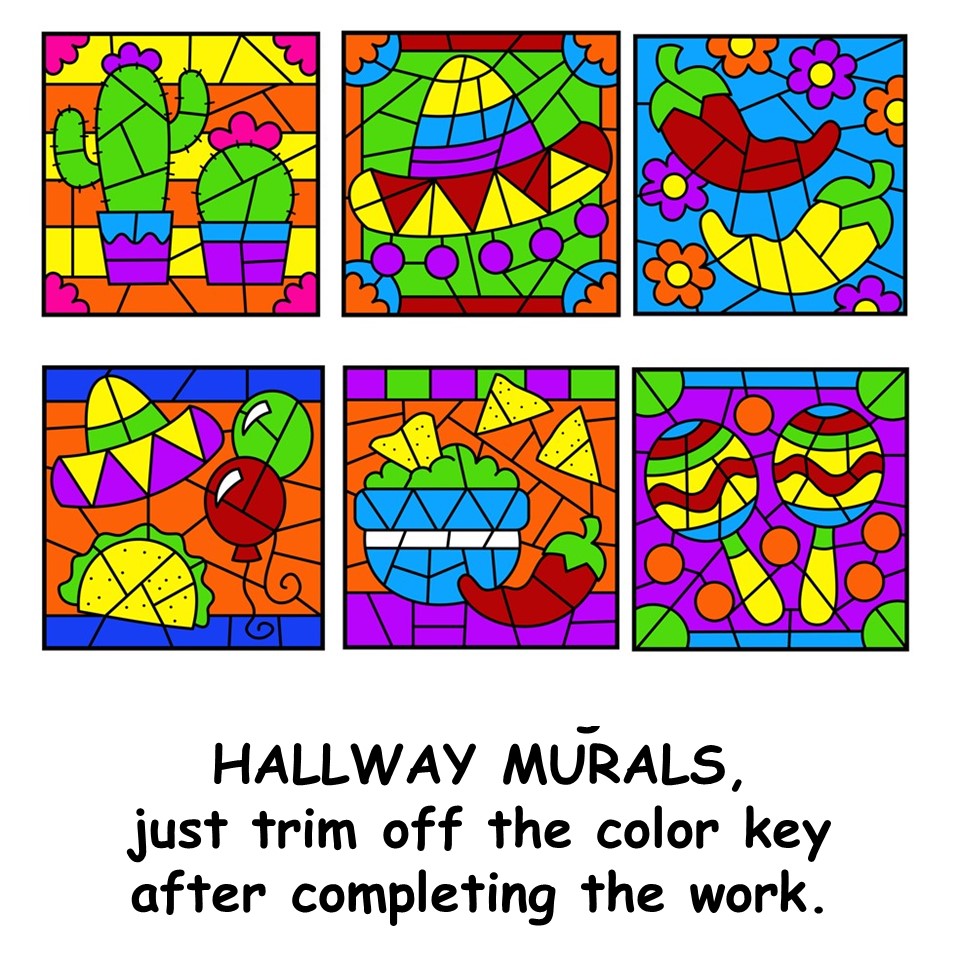 Spanish Cinco de Mayo Color by Number Subtraction - Made By Teachers