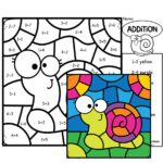 Spring Color by Number Addition to 10 Insects Bugs - Made By Teachers