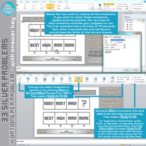 Patterns and Sequences in PowerPoint (Silver) - Made By Teachers