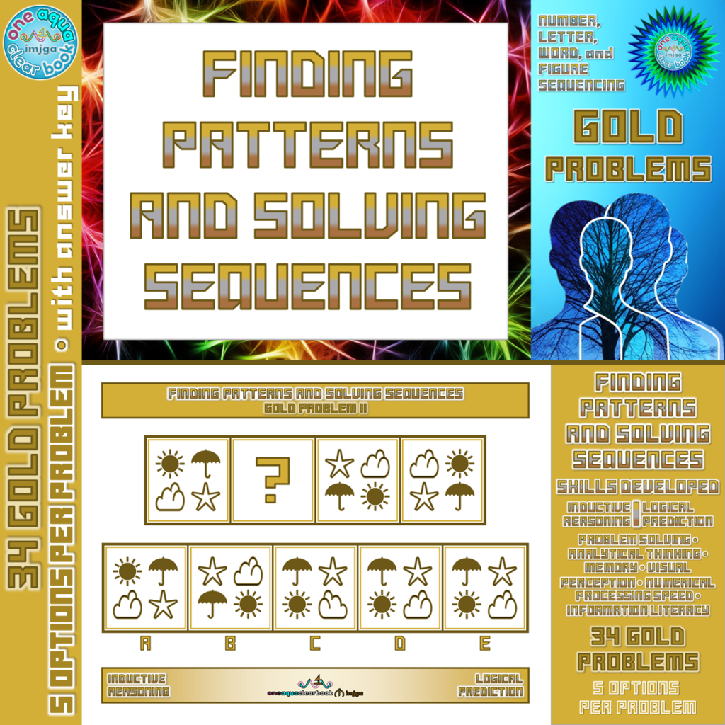 Patterns and Sequences in PowerPoint (Gold) - Made By Teachers