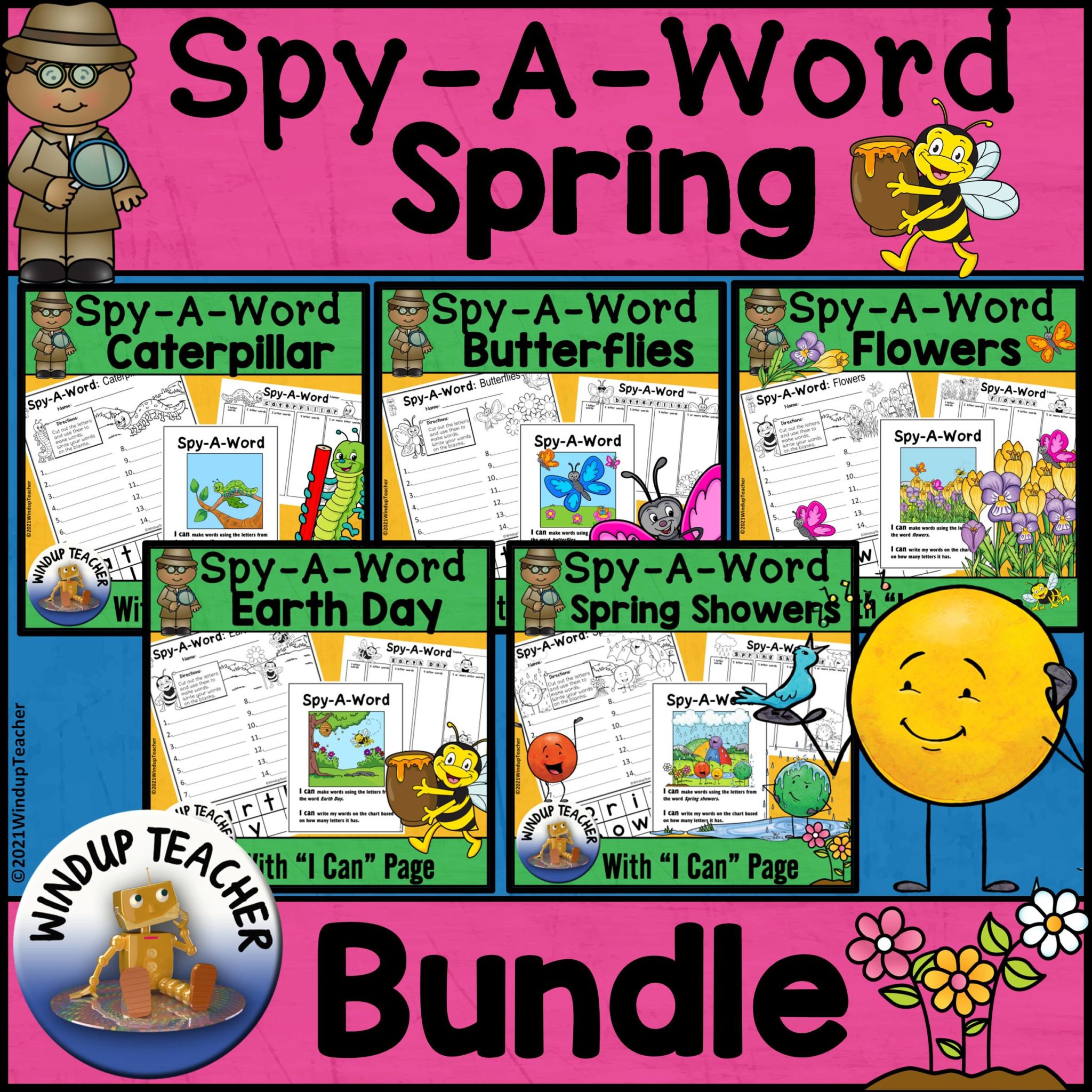 Spring Word Work Activity Center BUNDLE | Made By Teachers