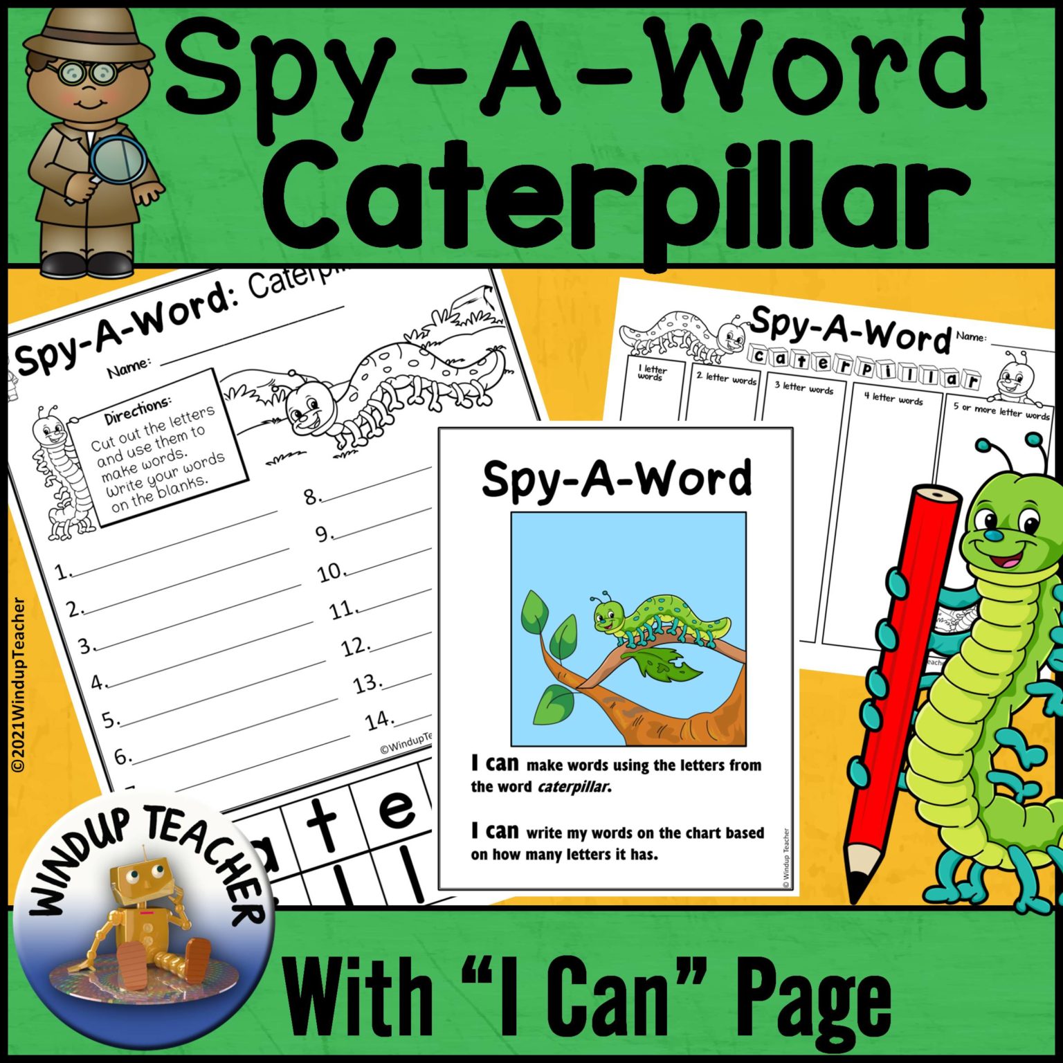 Spring Word Work Activity Center BUNDLE | Made By Teachers