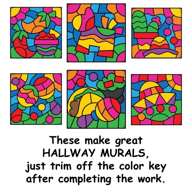 Cinco de Mayo Color by Number Addition Facts | Made By Teachers