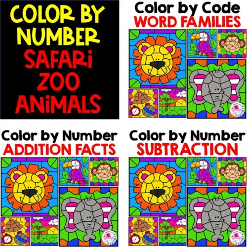 Fall Division Color by Number - Made By Teachers