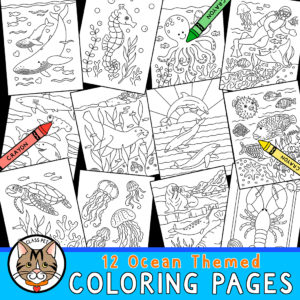 Ocean Coloring Pages - Made By Teachers