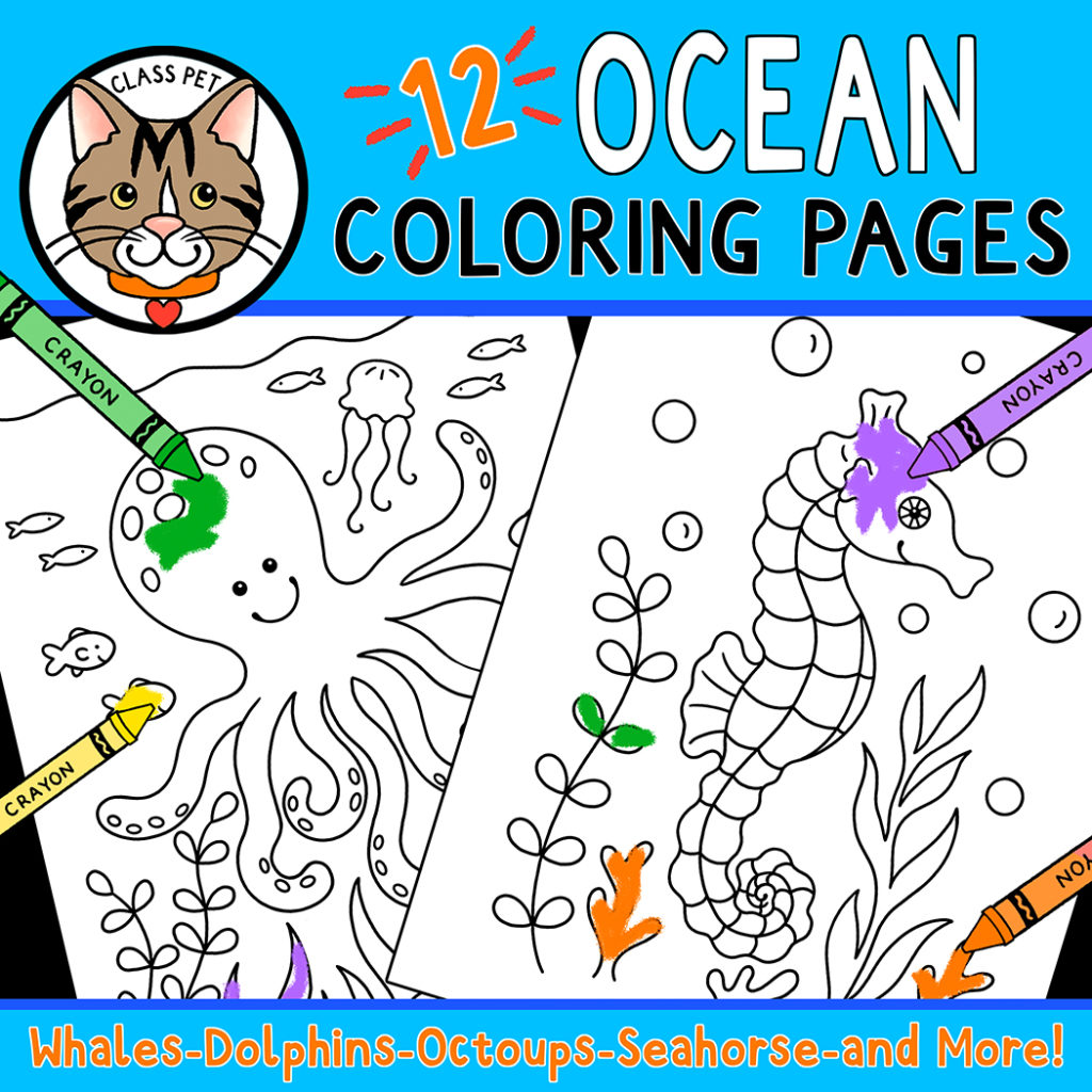 Ocean Coloring Pages - Made By Teachers