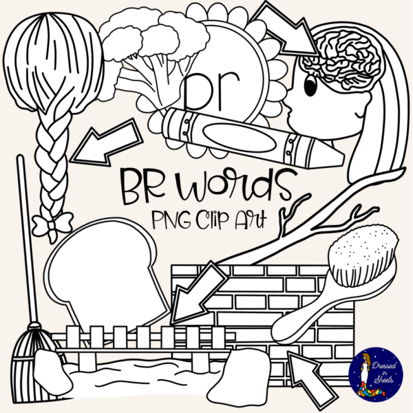 BR Words Clip Art - Made By Teachers