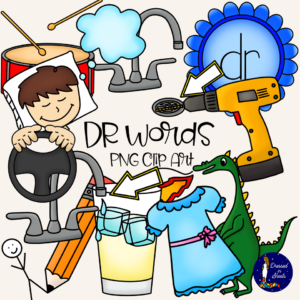 DR Words Clip Art - Made By Teachers