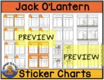 Jack O'Lantern Incentive Reward Charts - Made By Teachers