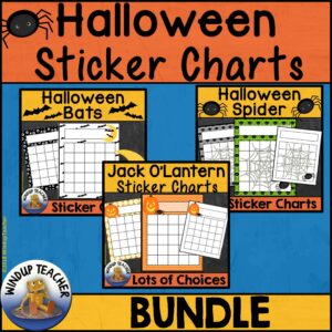 Halloween Sticker Charts BUNDLE - Made By Teachers