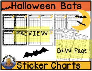 Halloween Sticker Charts BUNDLE | Made By Teachers