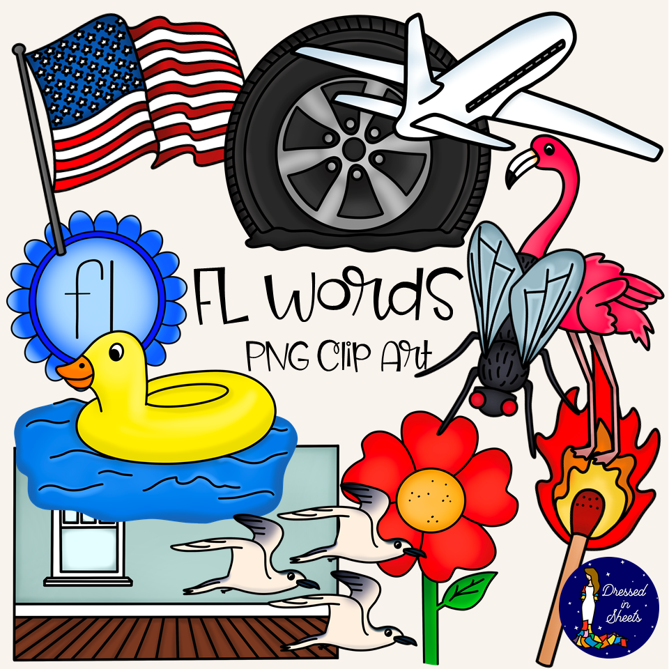FL Words Clip Art | Made By Teachers