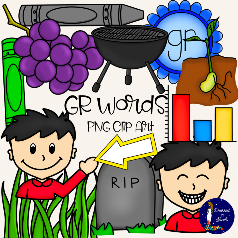 GR Words Clip Art | Made By Teachers