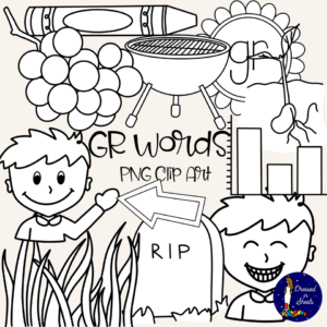 GR Words Clip Art - Made By Teachers