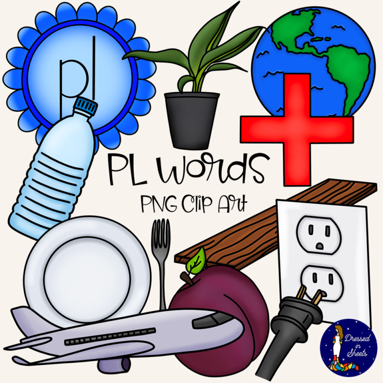 PL Words Clip Art | Made By Teachers