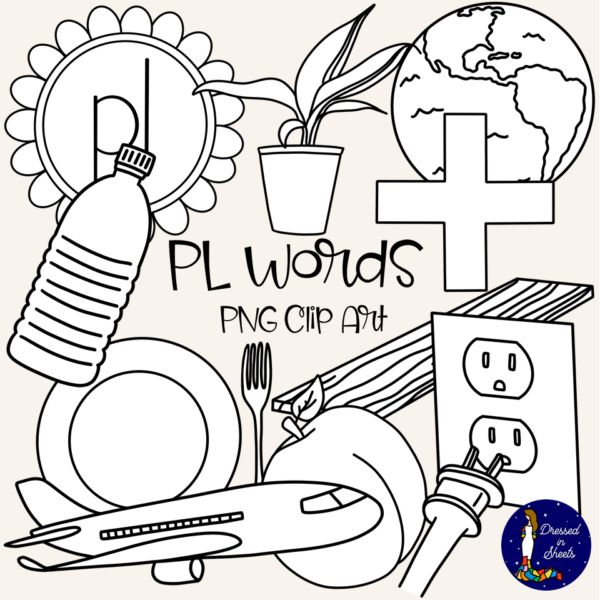 PL Words Clip Art | Made By Teachers
