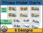 Exercise Fitness Sticker Charts | Made By Teachers