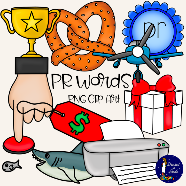 PR Words Clip Art | Made By Teachers