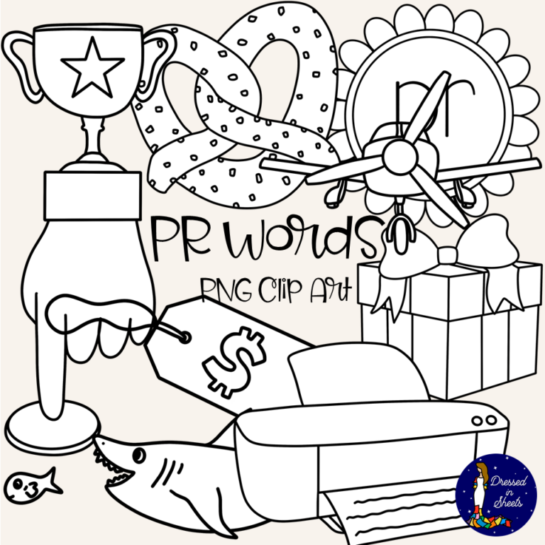 PR Words Clip Art | Made By Teachers