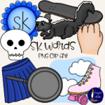 SK Words Clip Art - Made By Teachers