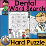 Dental Word Search | HARD Puzzle - Made By Teachers