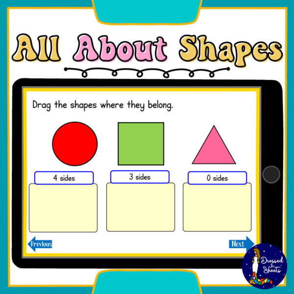 All About Shapes BOOM Cards - Made By Teachers