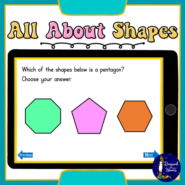 All About Shapes BOOM Cards | Made By Teachers
