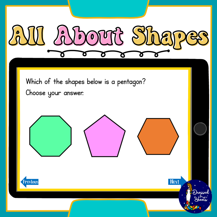 All About Shapes BOOM Cards - Made By Teachers