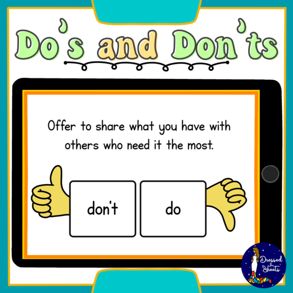 Do's and Don'ts BOOM cards - Made By Teachers