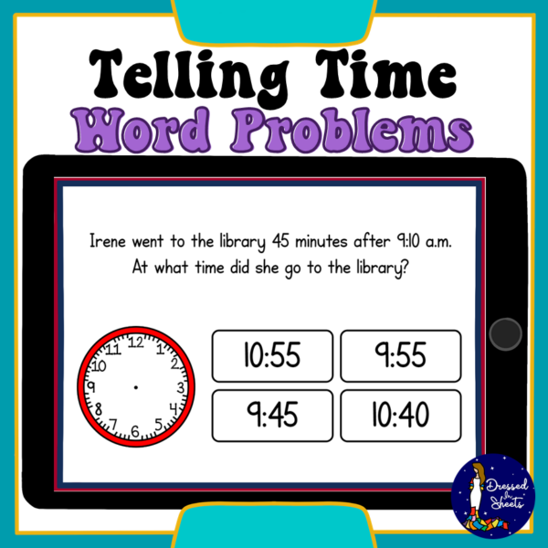 Telling Time Word Problems - Made By Teachers