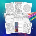 Printable Outer Space Planner Journal To Color - Made By Teachers