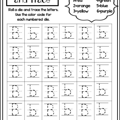 26 Roll and Trace the Alphabet Worksheets. | Made By Teachers