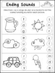 10 Ending Sounds Phonics Worksheets - Made By Teachers