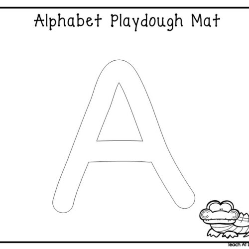 26 Printable Uppercase Alphabet Dough Mats | Made By Teachers