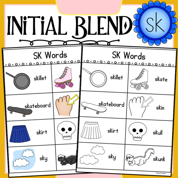 Initial Blend SK Worksheets Made By Teachers Initial Blend SK Worksheets Made By Teachers
