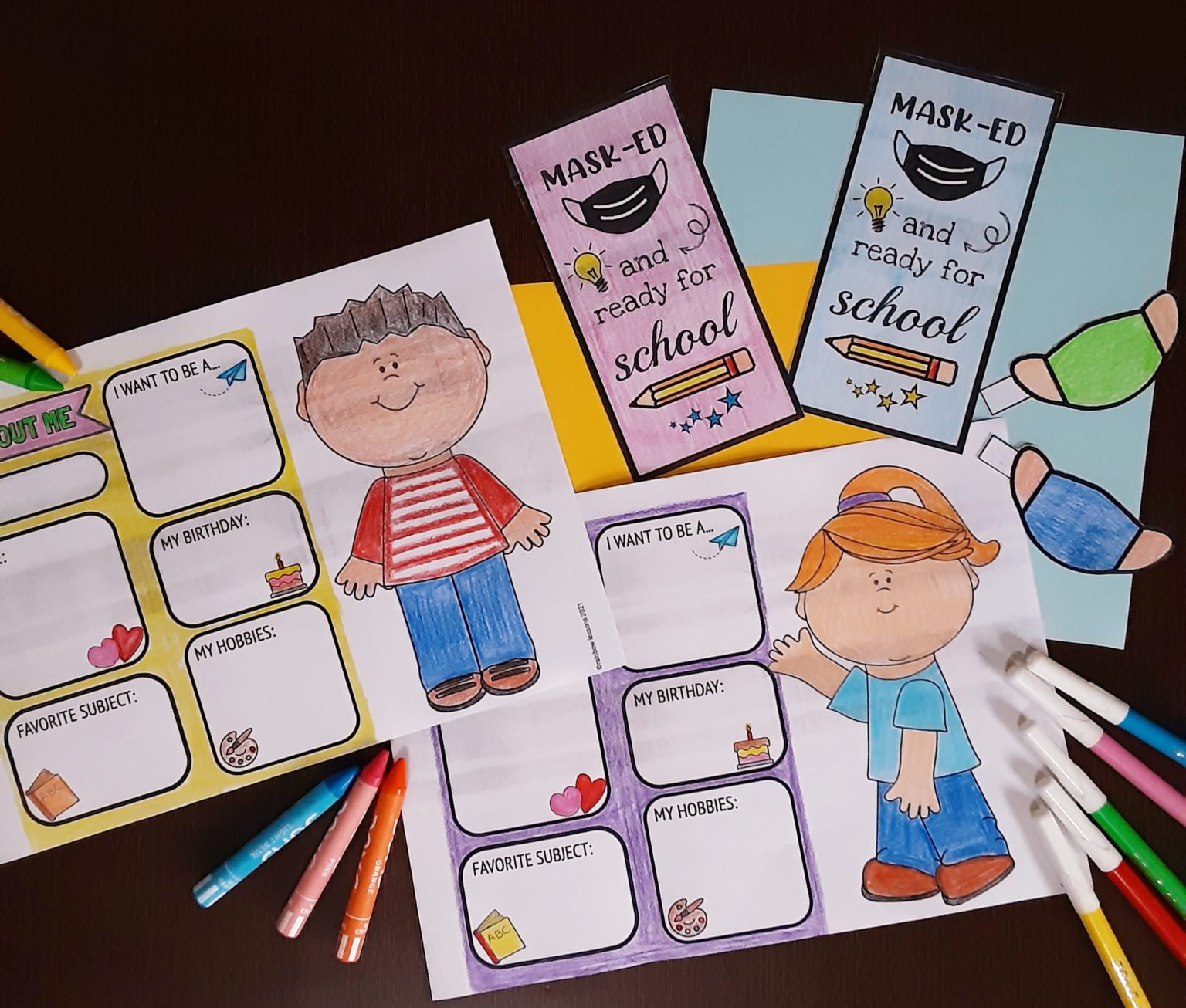 All About Me Craft | Back to School Activities - Made By Teachers