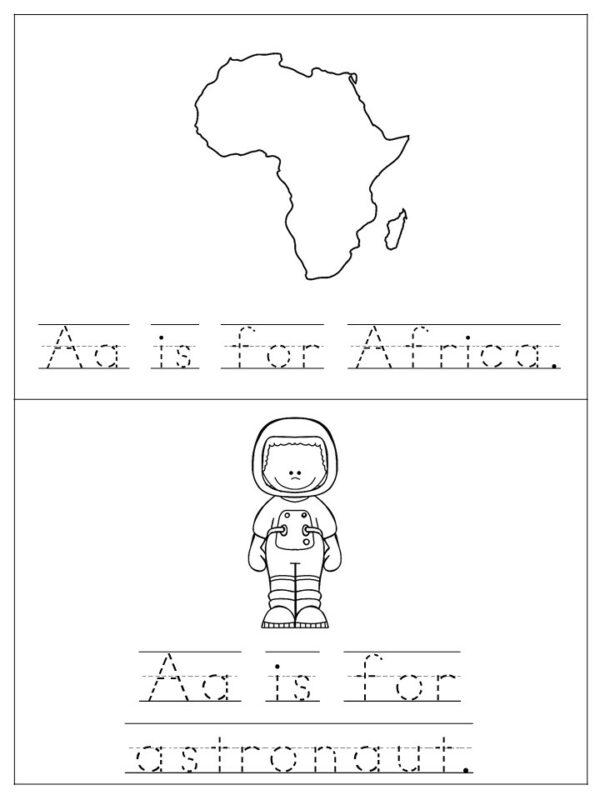 26 Alphabet Mini Books Printable Worksheets - Made By Teachers