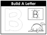 26 Printable Alphabet Build A Letter Worksheets. - Made By Teachers