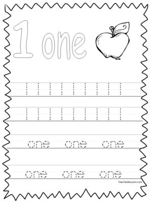 20 Printable Numbers 1-20 Tracing Worksheets - Made By Teachers