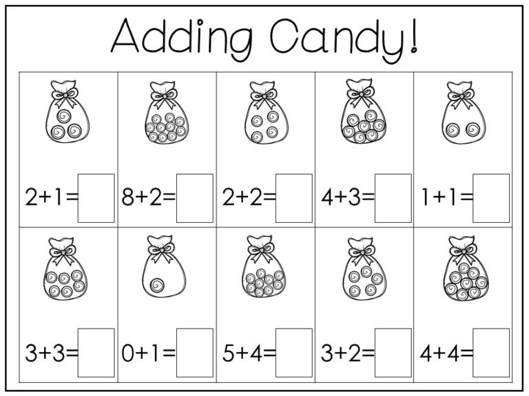 28 Counting and Adding Work Mats and Worksheets. - Made By Teachers