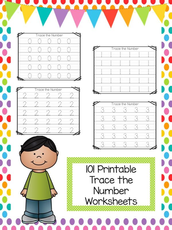 Printable Numbers 0-100 Tracing Worksheets - Made By Teachers
