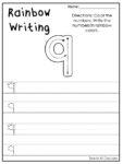 101 Printable Rainbow Write the Numbers. - Made By Teachers